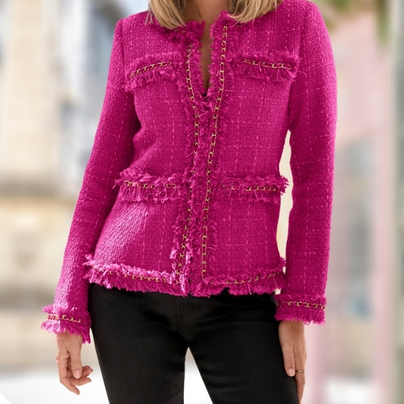 Boston Proper | Jackets & Coats | Boston Proper Tweed Parisian Jacket ...